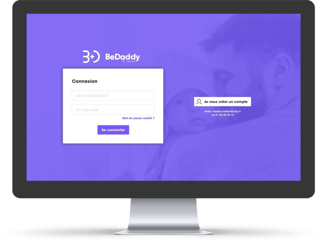 BeDaddy Espace dédié aux médecins - Connectez-vous ici | BeDaddy